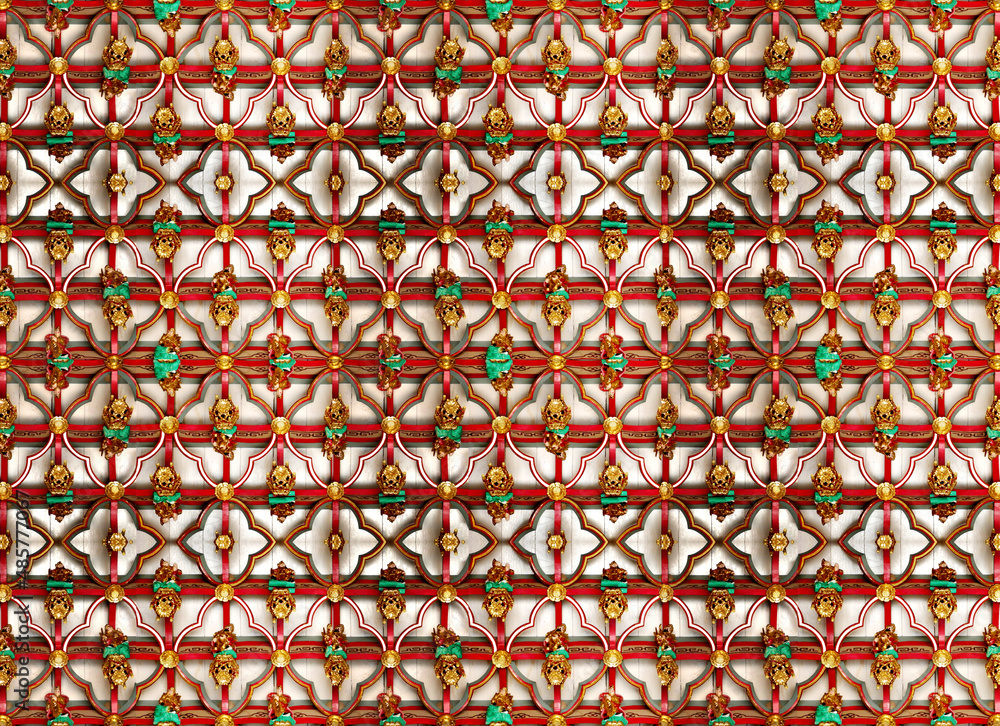 Ancient traditional carving culture and historical flower windows in ...