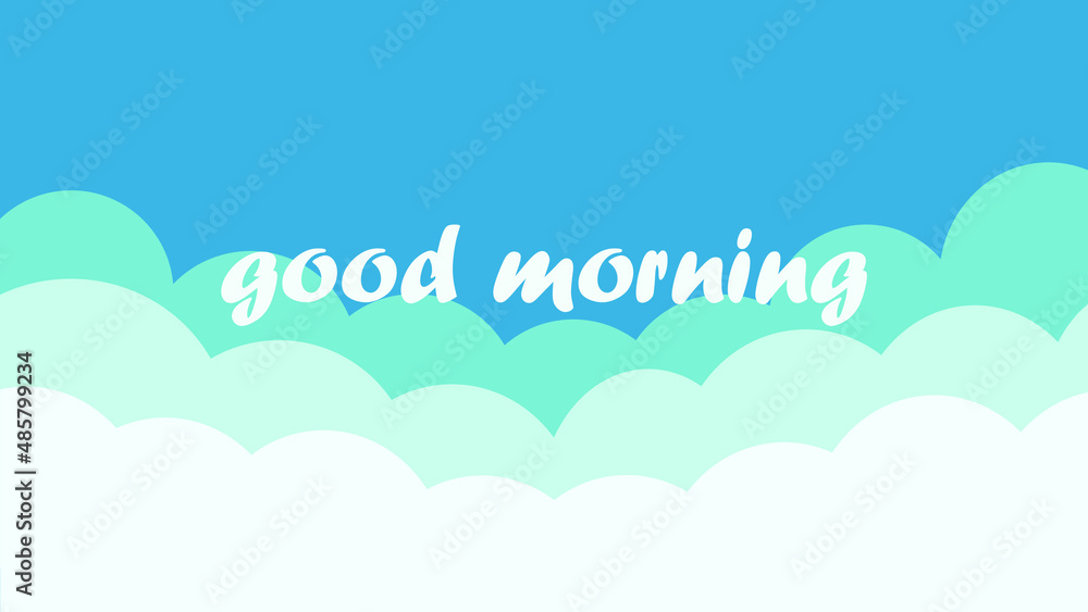 good morning background Stock Vector | Adobe Stock