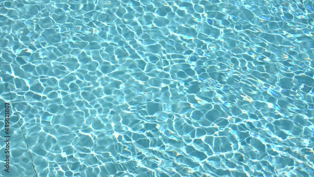 Water surface texture, Slow motion clean swimming pool ripples and wave ...