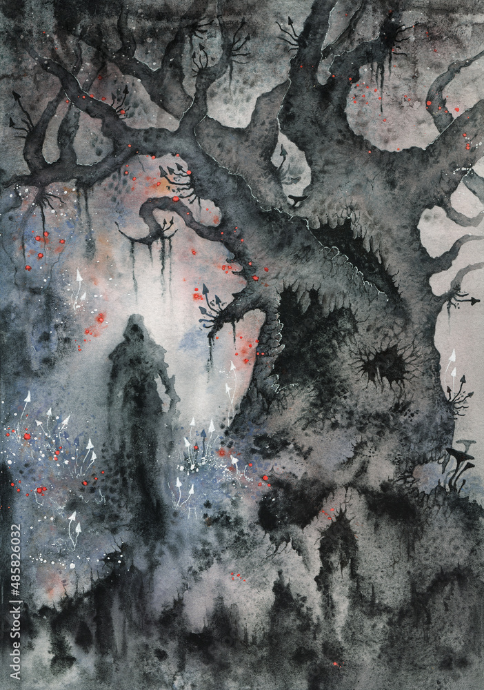 Creepy Watercolor Paintings