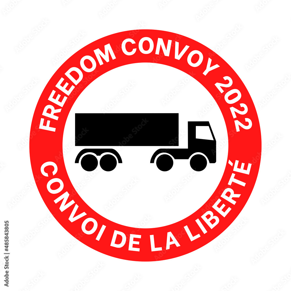 Freedom convoy 2022 symbol icon Stock Illustration | Adobe Stock