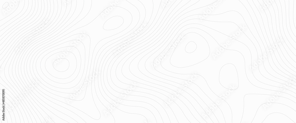 Vector contour topographic map background. Topography and geography map ...