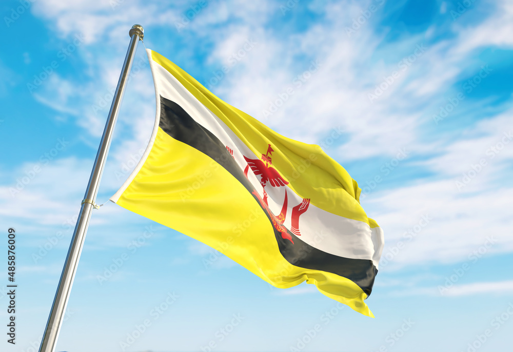 3d, 3d rendering, background, bhutan, bhutan flag, blue, cloth, clouds ...