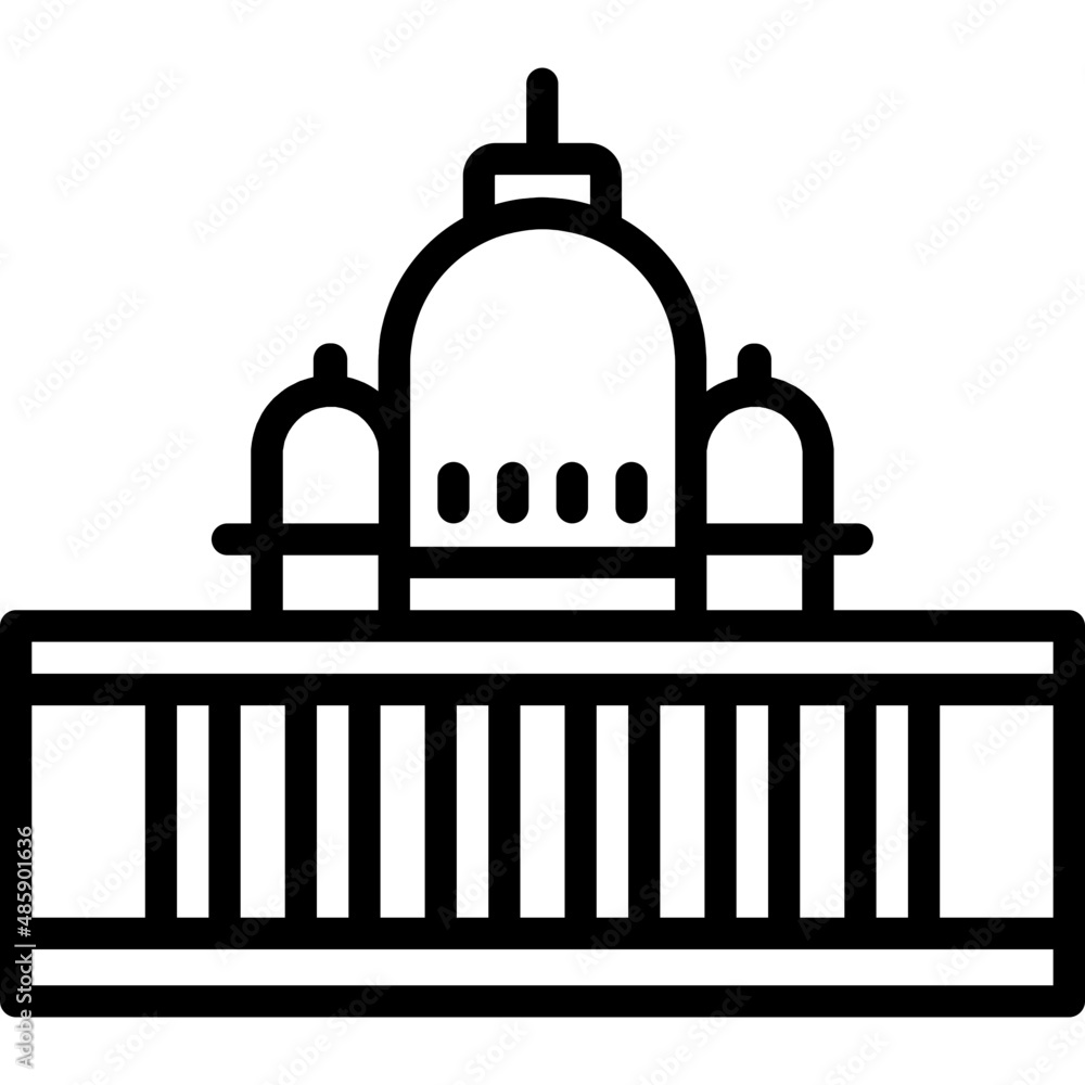 rashtrapati bhavan Stock Vector | Adobe Stock