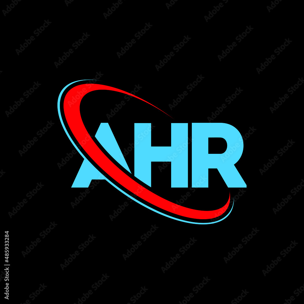 Vetor de AHR logo. AHR letter. AHR letter logo design. Initials AHR ...