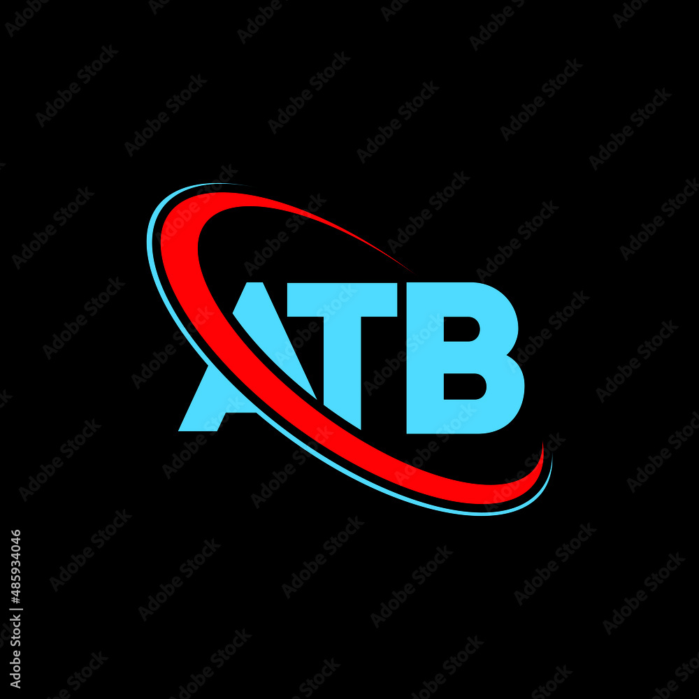 ATB logo. ATB letter. ATB letter logo design. Initials ATB logo linked ...