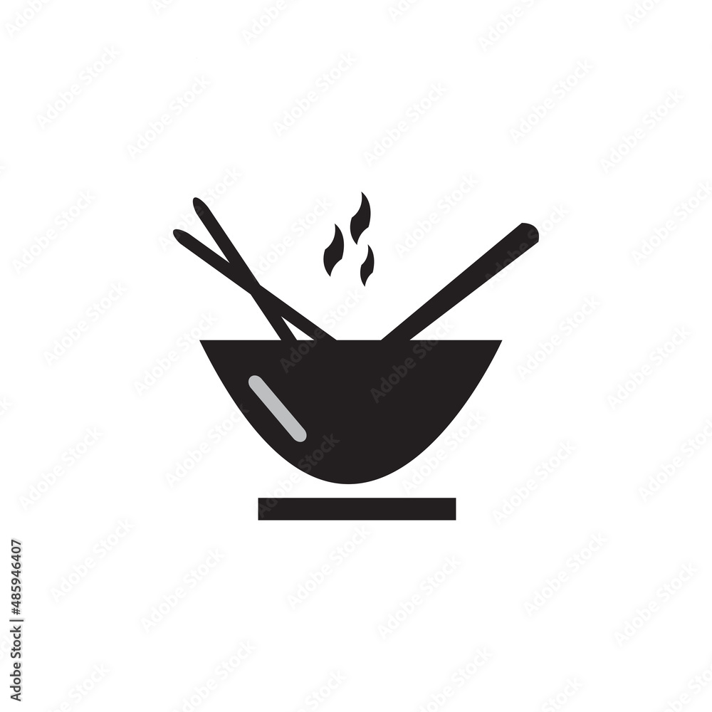 Bowl logo design Free Vector Stock Vector | Adobe Stock