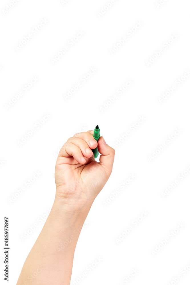 Finger Writing On Wall