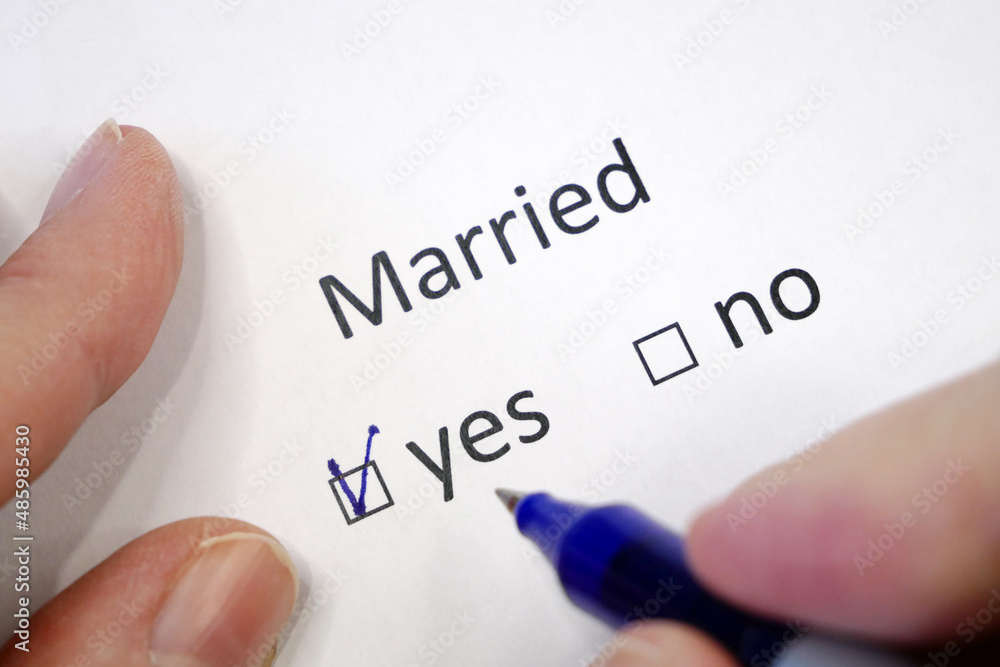married status form, Marital Status form, Questionnaire. The answer is ...