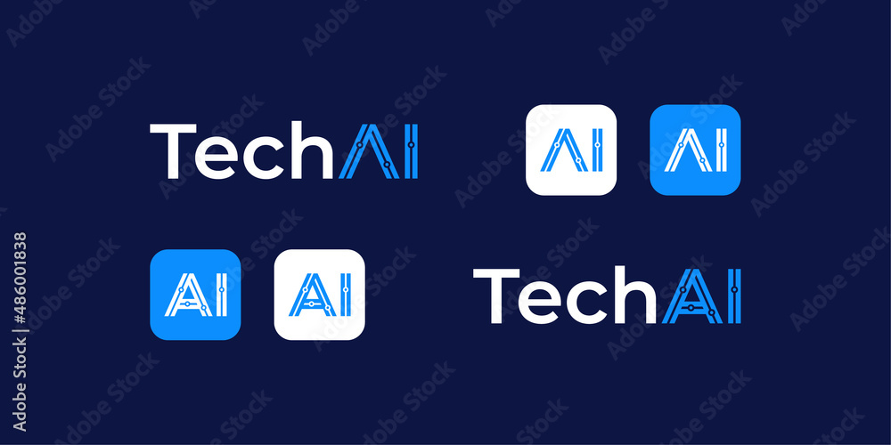 Tech AI Technology Digital Innovation Circuit Board Futuristic Cyber ...