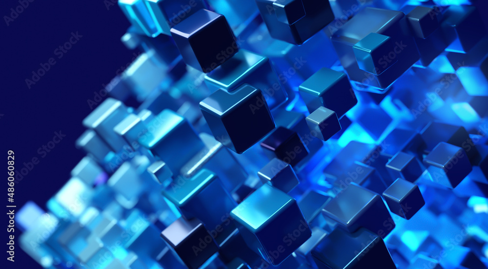 Data processing and retrieval. Big data and Ai core data concept image ...