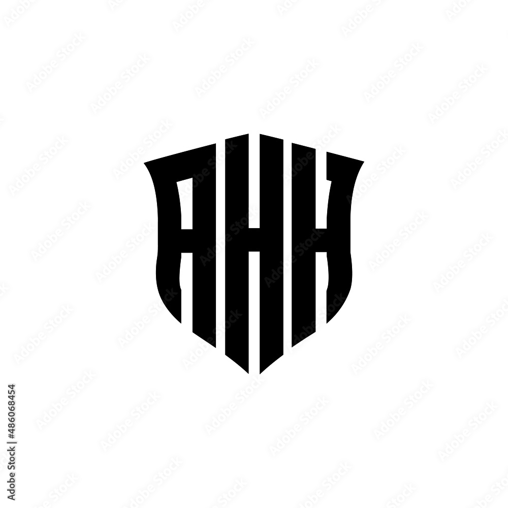 AHH letter logo design with white background in illustrator, vector ...