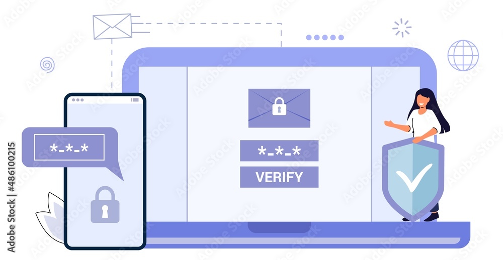 OTP One-time password for secure transaction on digital payment ...