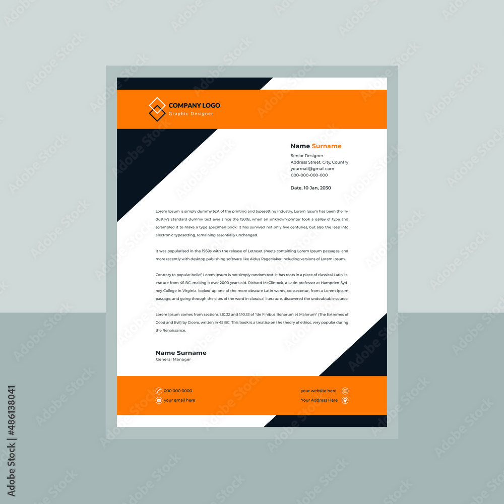 Business letterhead, business letterhead templates, letterhead business ...
