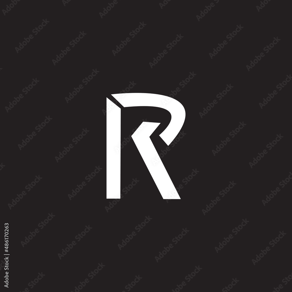 Branding identity corporate vector logo R design Free Vector Stock ...