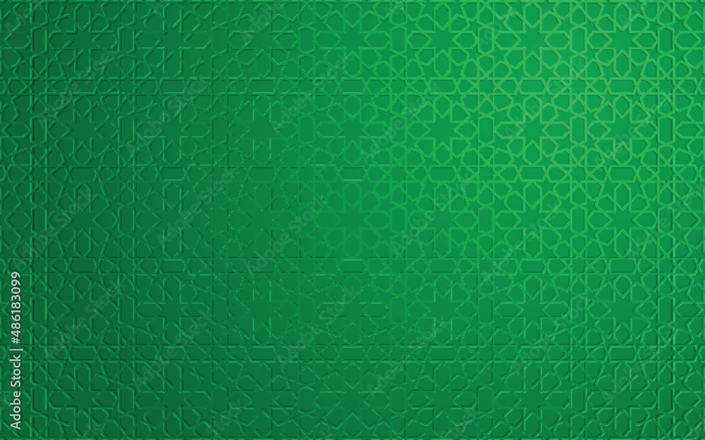 Gradient Islamic Pattern Background Stock Vector | Adobe Stock