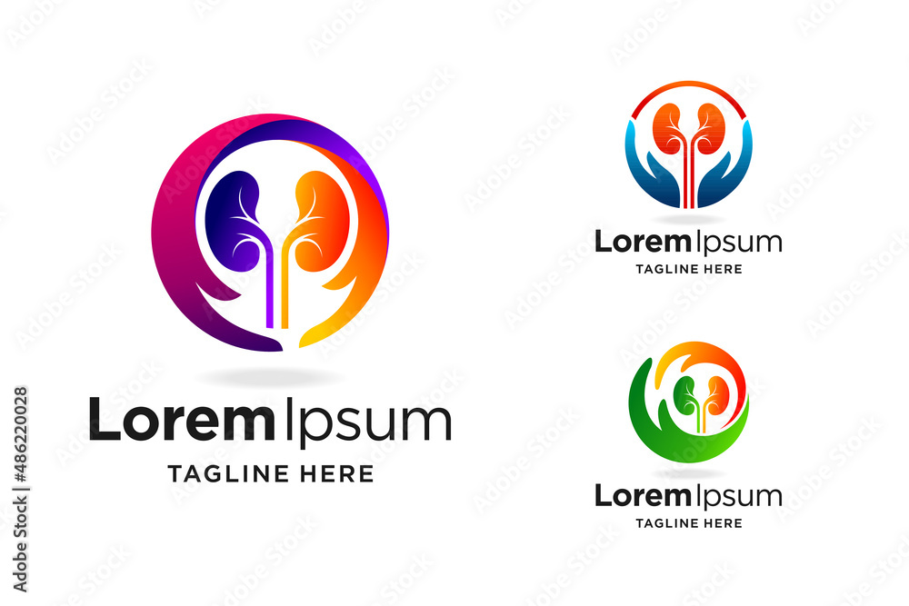 kidney logo with multiple concept Stock Vector | Adobe Stock
