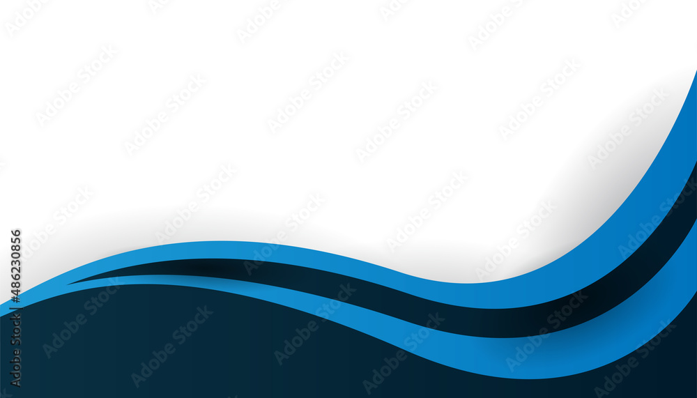 Modern simple 3D blue abstract background. Design for business card ...