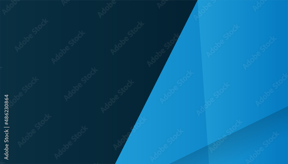Modern simple 3D blue abstract background. Design for business card ...