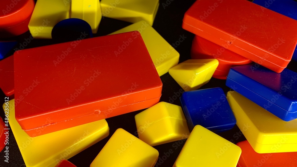 Developing colorful games for intelligence for young children. Shapes ...