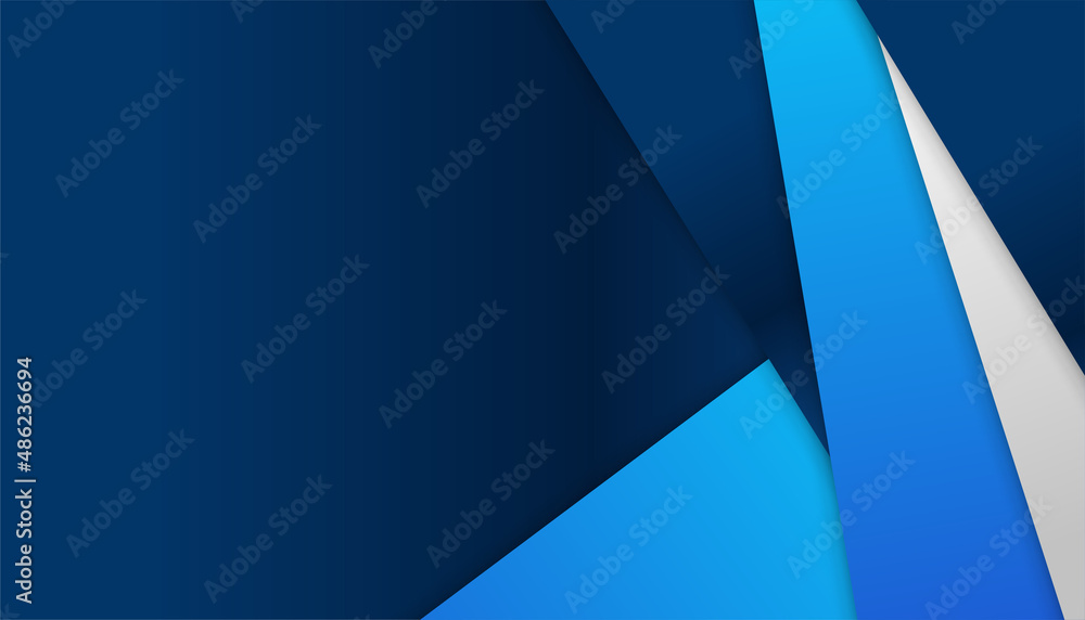 Modern simple 3D blue white abstract background. Design for business ...