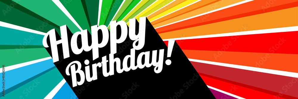 Happy birthday ! Stock Vector | Adobe Stock
