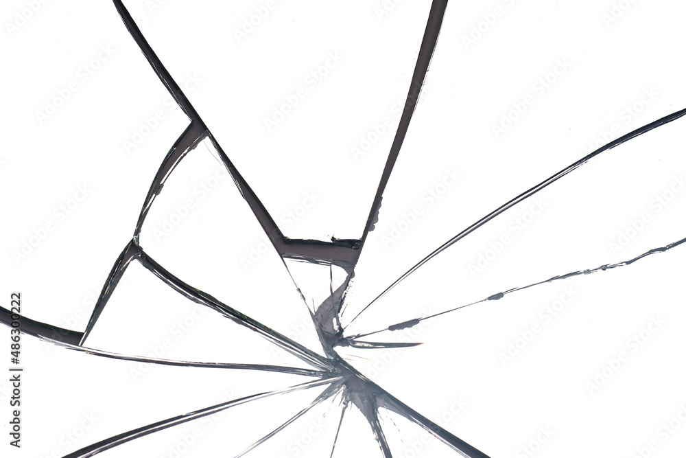 Cracked Mirror Close Up Broken White Mirror Cracked Pattern Broken Piece Of Something Broken