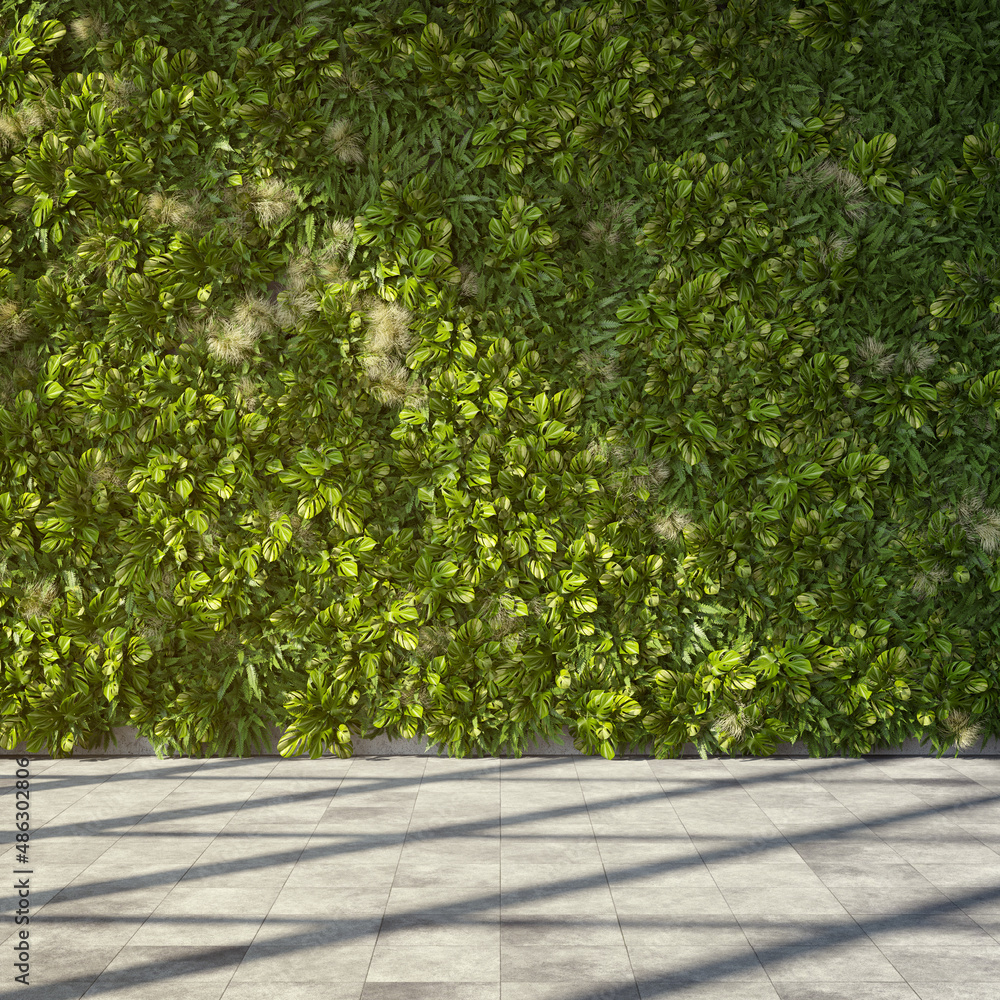 Vertical garden wall Stock Illustration | Adobe Stock