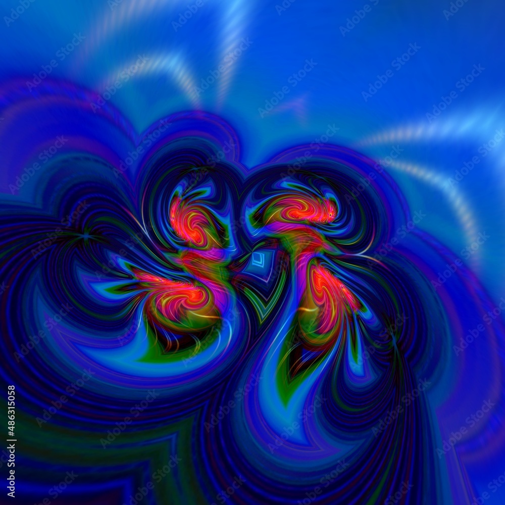 Abstract coloring background of the gradient with visual wave and ...