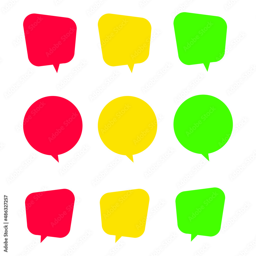 Colorful message box with question mark sign.Vector illustration ...