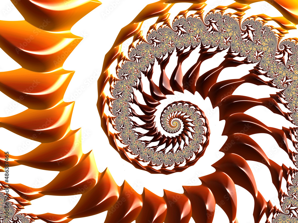 Fractal never-ending pattern. Fractals are infinitely complex patterns ...