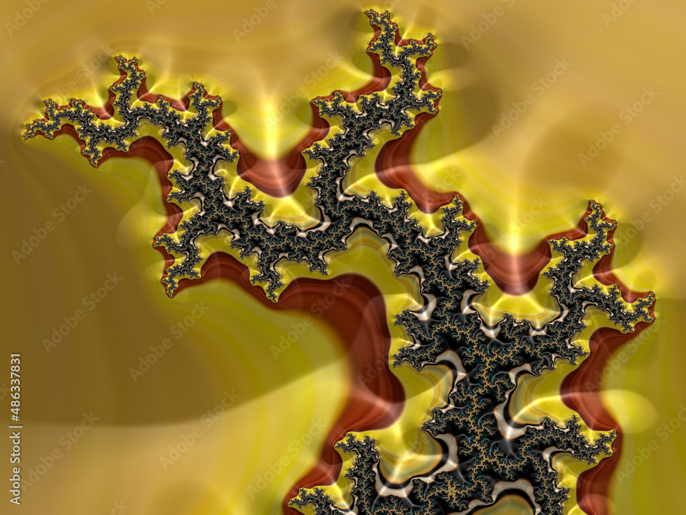 Fractal never-ending pattern. Fractals are infinitely complex patterns ...
