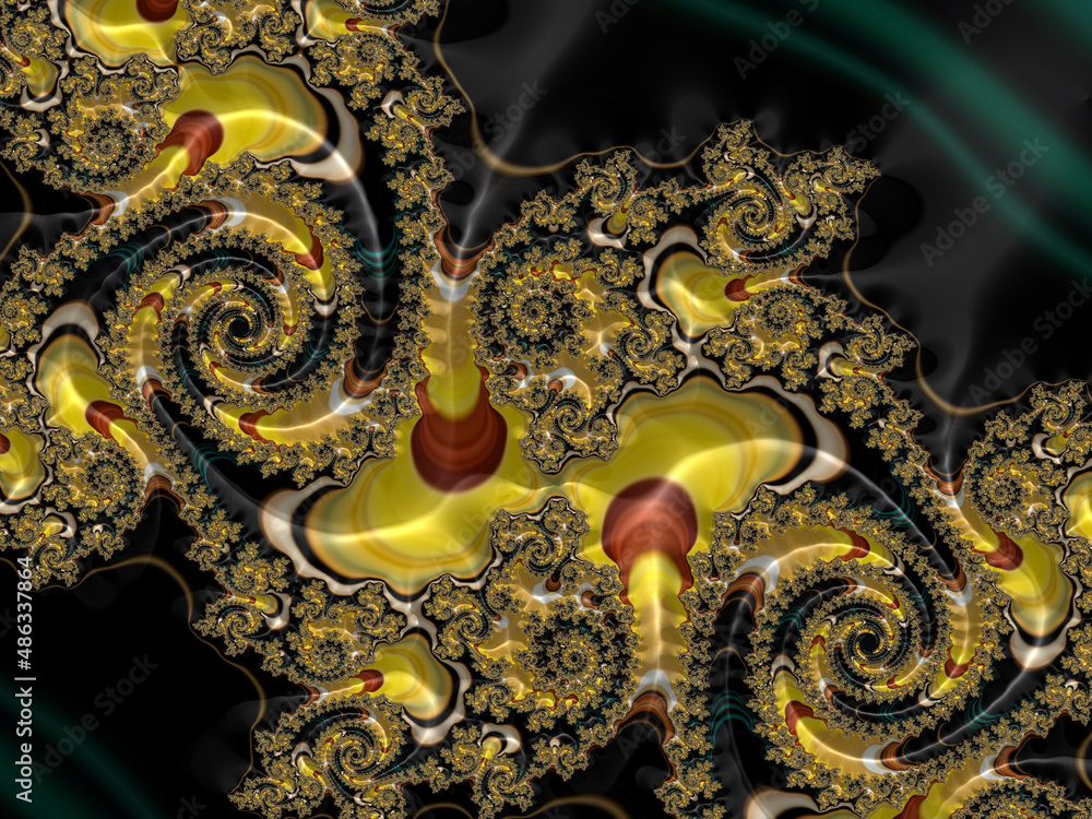 Fractal never-ending pattern. Fractals are infinitely complex patterns ...