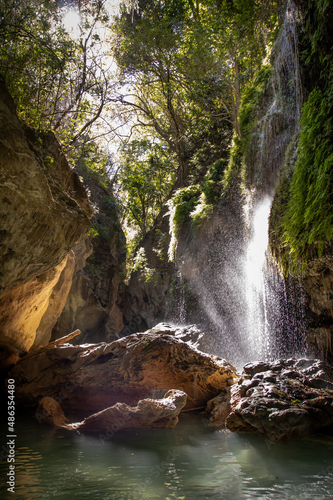 Cascadas de Comala, Chiquilistlan, Jalisco, Mexico Stock Photo | Adobe ...