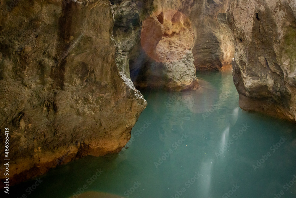 Cascadas de Comala, Chiquilistlan, Jalisco, Mexico Stock Photo | Adobe ...