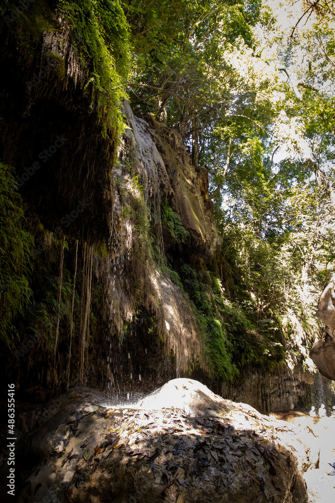 Cascadas de Comala, Chiquilistlan, Jalisco, Mexico Stock Photo | Adobe ...