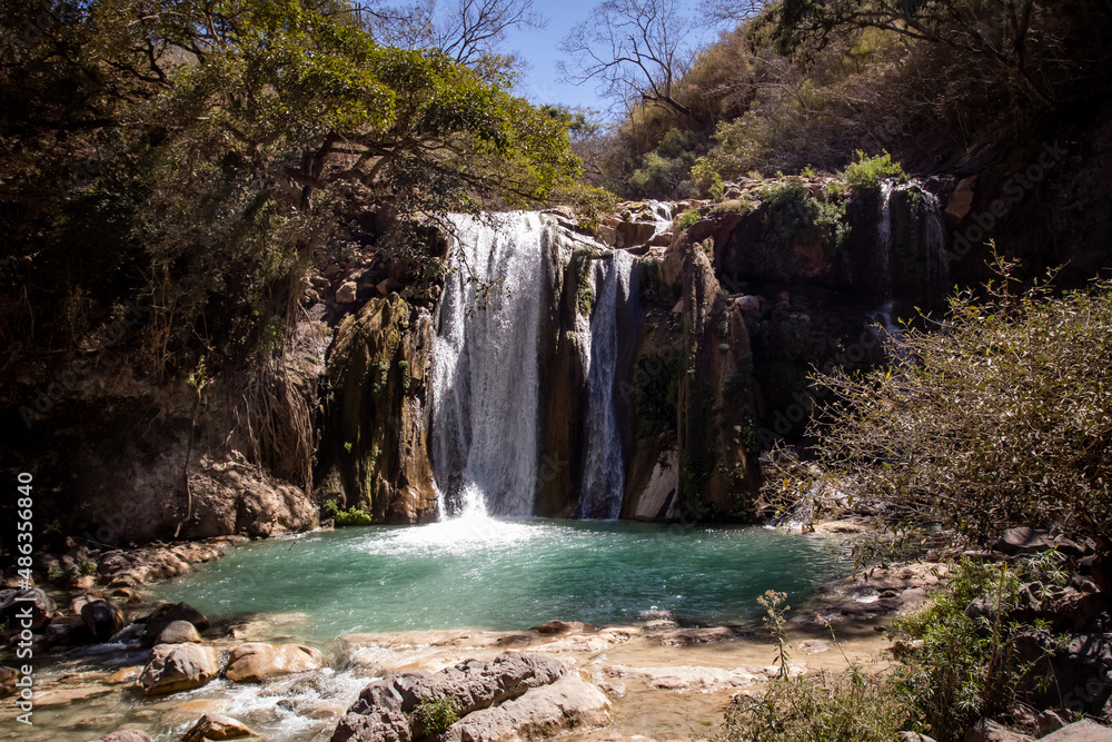 Cascadas de Comala, Chiquilistlan, Jalisco, Mexico Stock Photo | Adobe ...