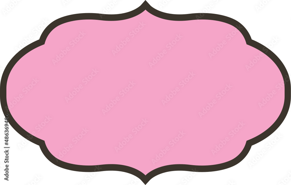 classic frame pink and black Stock Vector | Adobe Stock