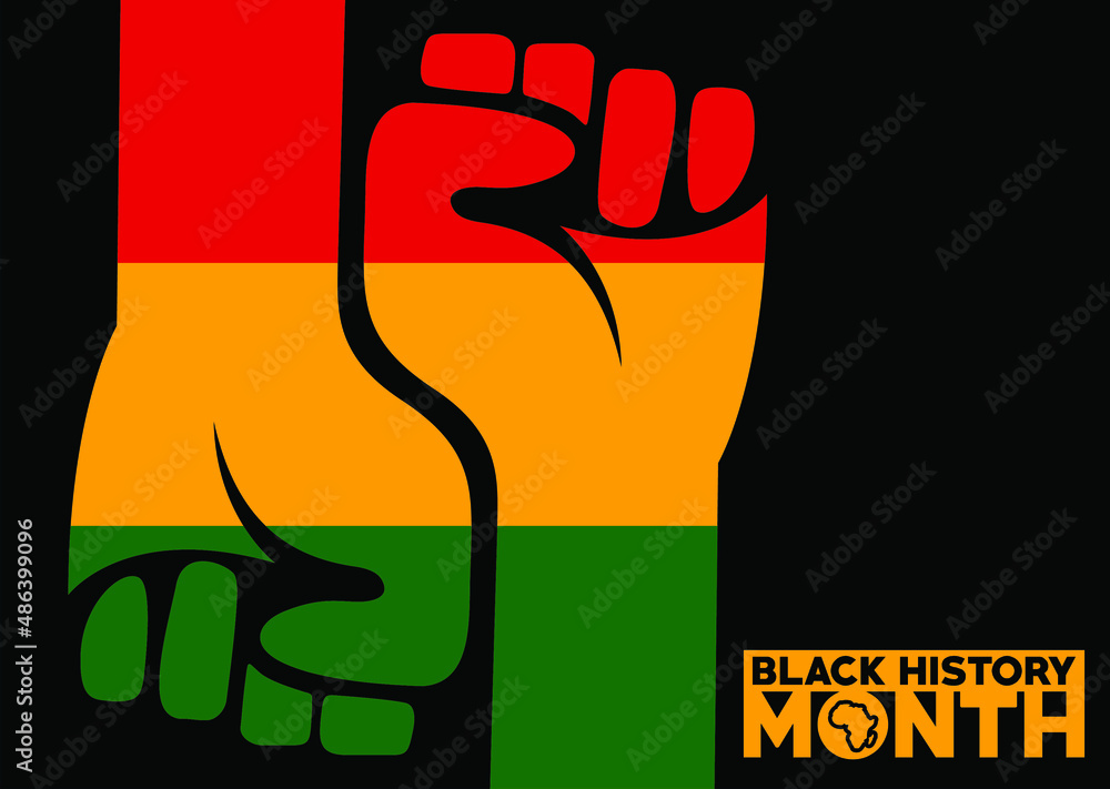 Celebrate of Black History Month design. Vector illustration and icon ...