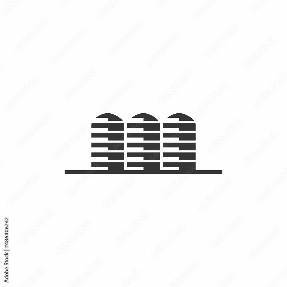 Silo vector icon illustration. Creative sign from farm icons collection ...