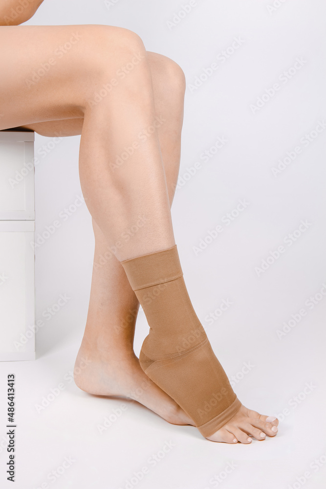 Orthopedic Ankle Brace. Medical Ankle Bandage. Medical Ankle Support ...