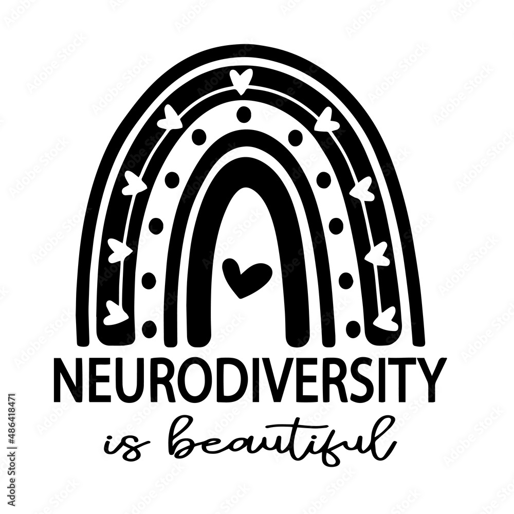 neurodiversity is beautiful inspirational quotes, motivational positive ...