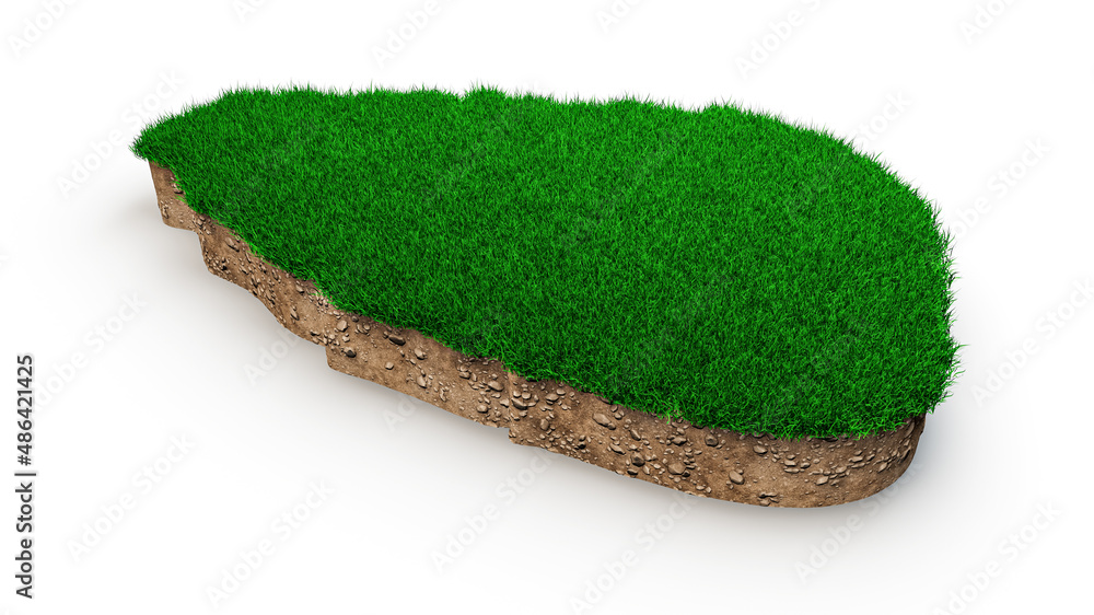 Sri Lanka Map Grass and ground Ceylon Map texture 3d illustration Stock ...