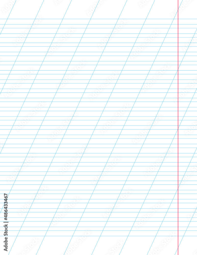 Graph paper. Printable lined grid paper with color horisontal, diagonal ...