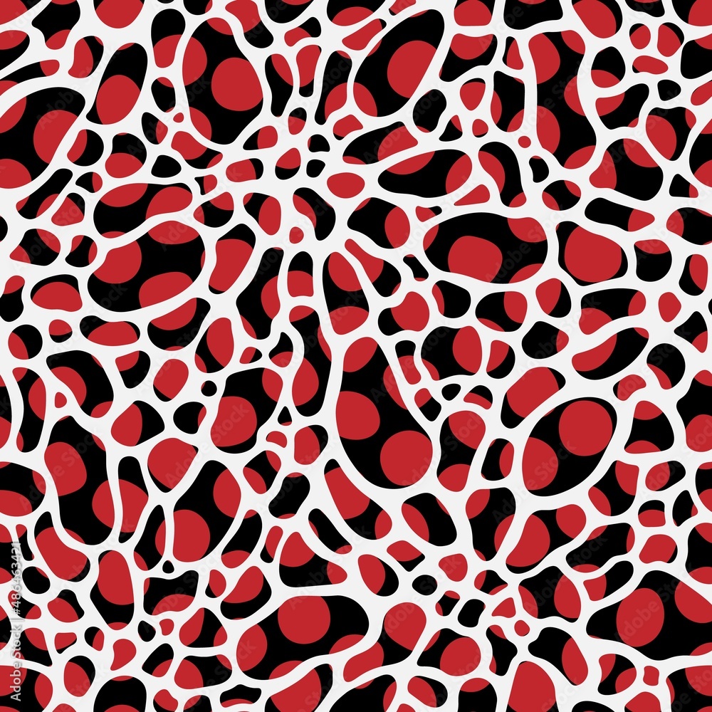 Skin of the alien animal. Spotted texture. Seamless pattern background ...
