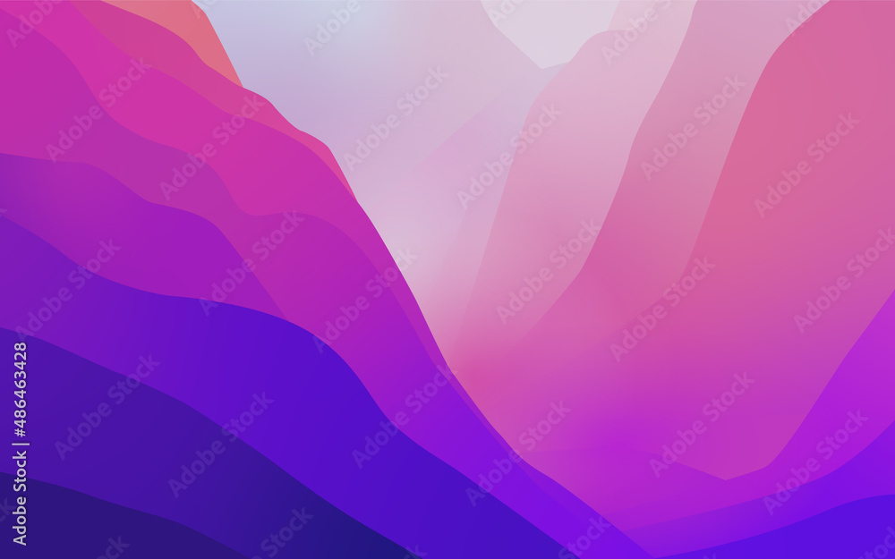 MacOS Monterey background (Mackbook Air) Stock Vector | Adobe Stock