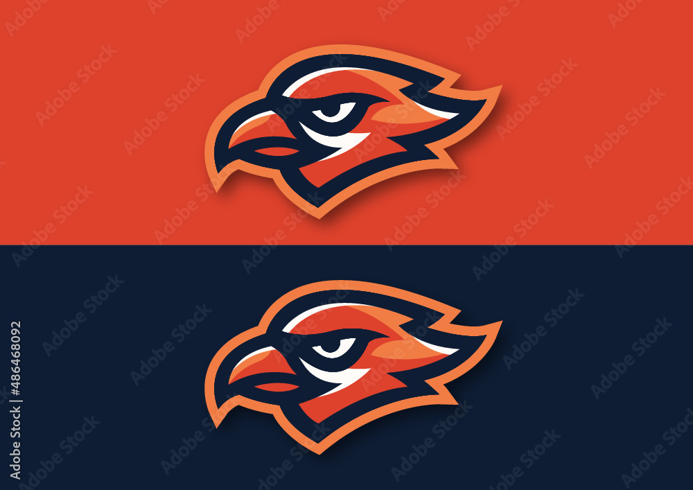 Hawk Esport Logo - Mascot Logo. Hawk Head Mascot Vector Logo. Stock ...