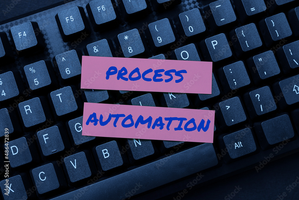 Text showing inspiration Process Automation. Business idea ...