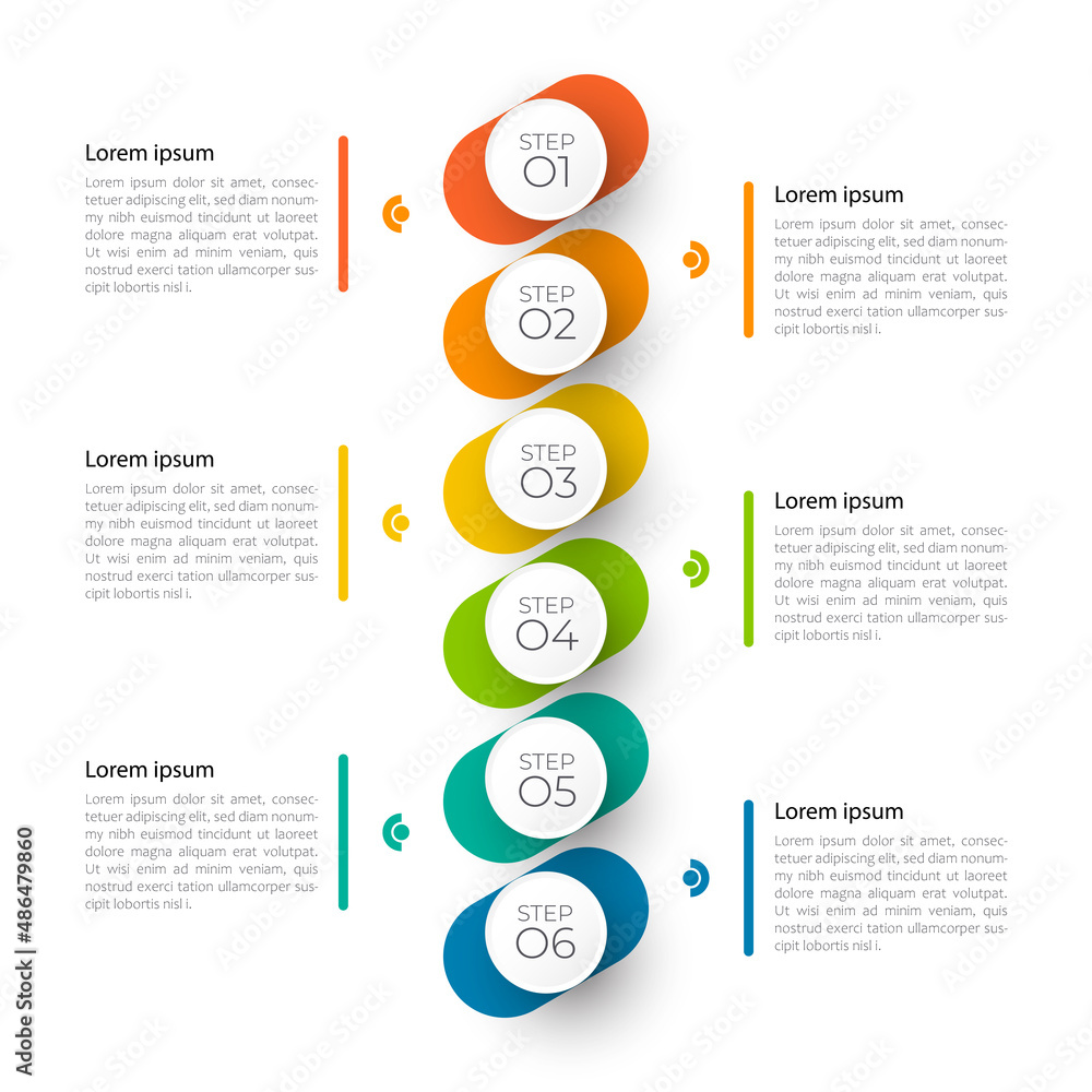 Minimal step infographics design vector and icons can be used for ...