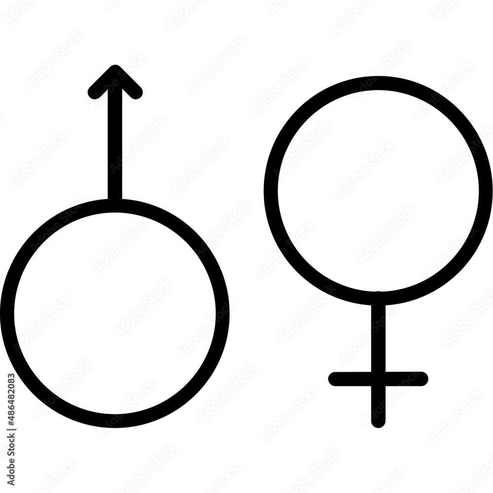gender sign icon Stock Vector | Adobe Stock